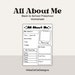 All About Me Preschool & Kindergarten Back to School Toddler Busy Book ...