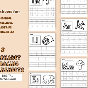 Printable Toddler Busy Book Worksheets Educational Tracing Preschool ...