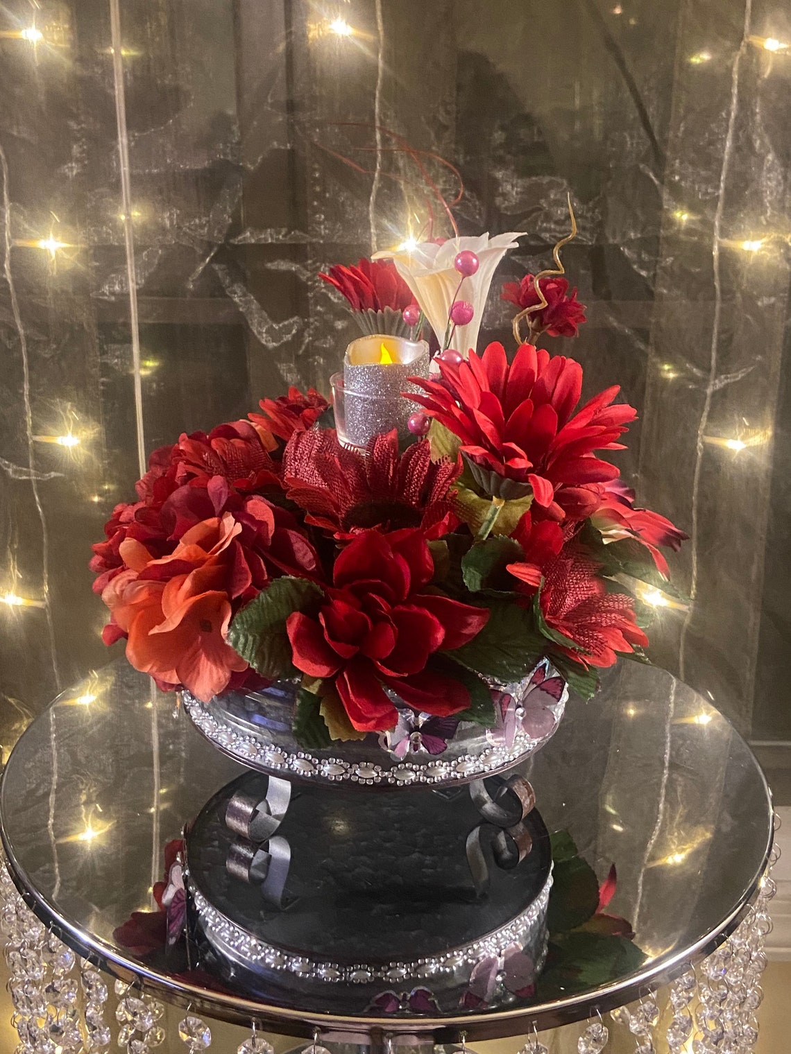 Rustic Cranberry Flower Pot - Etsy
