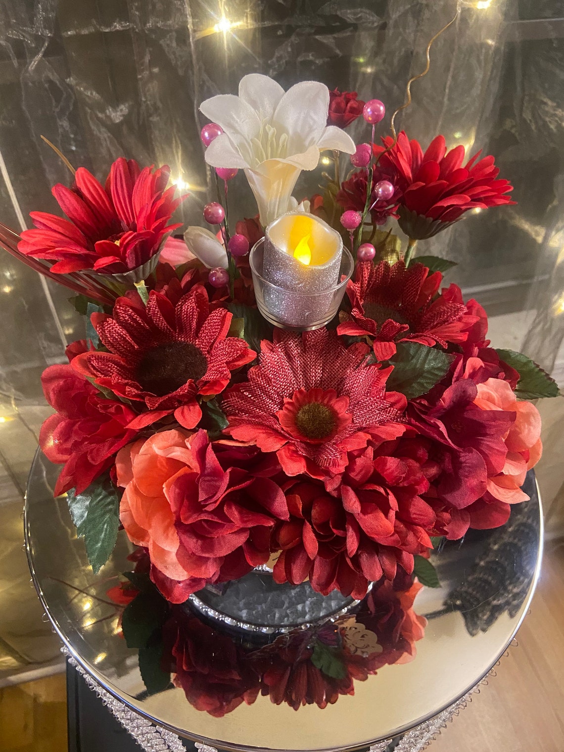 Rustic Cranberry Flower Pot - Etsy