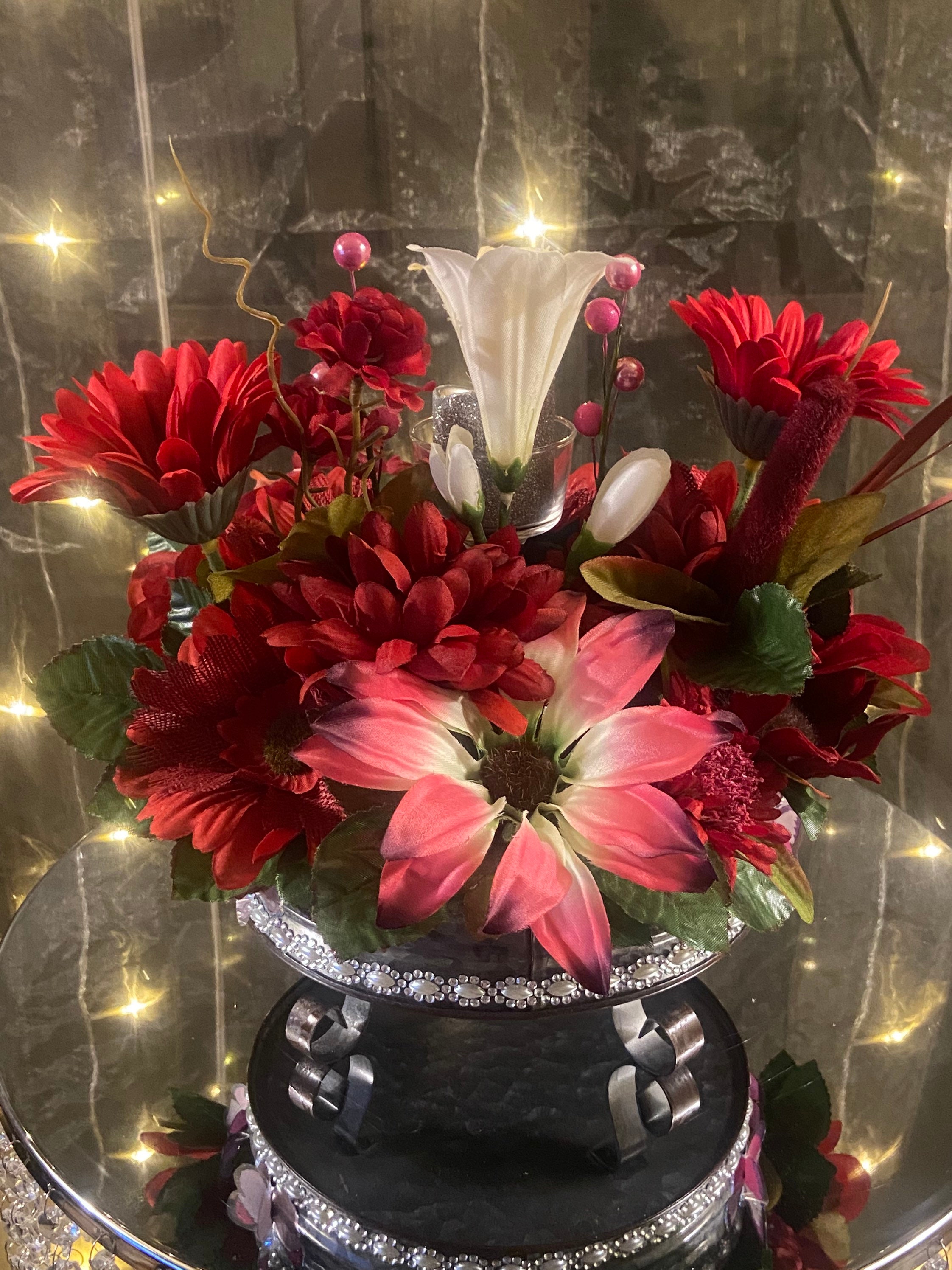 Rustic Cranberry Flower Pot - Etsy