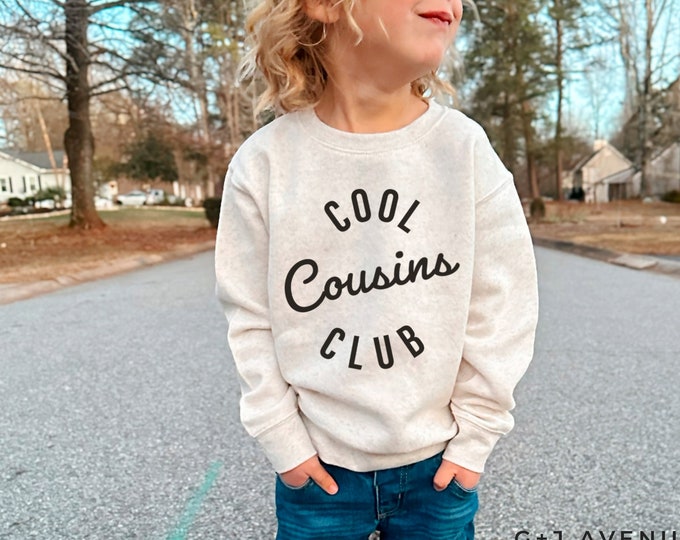 COOL Cousins Club Sweatshirt New Cousin Crew Member Bodysuit or ...