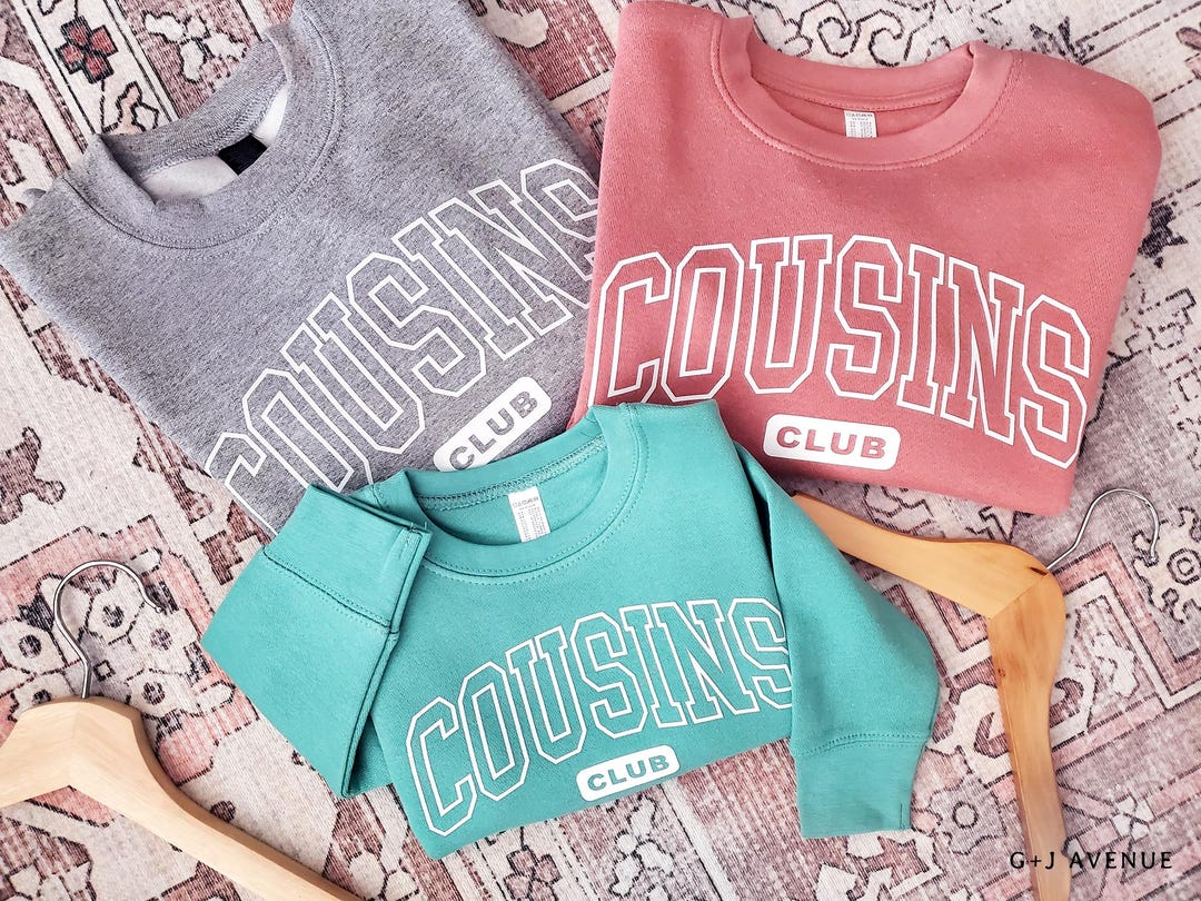 Cousins Club Sweatshirt or Bodysuit | New Cousin Crew Member Bodysuit ...
