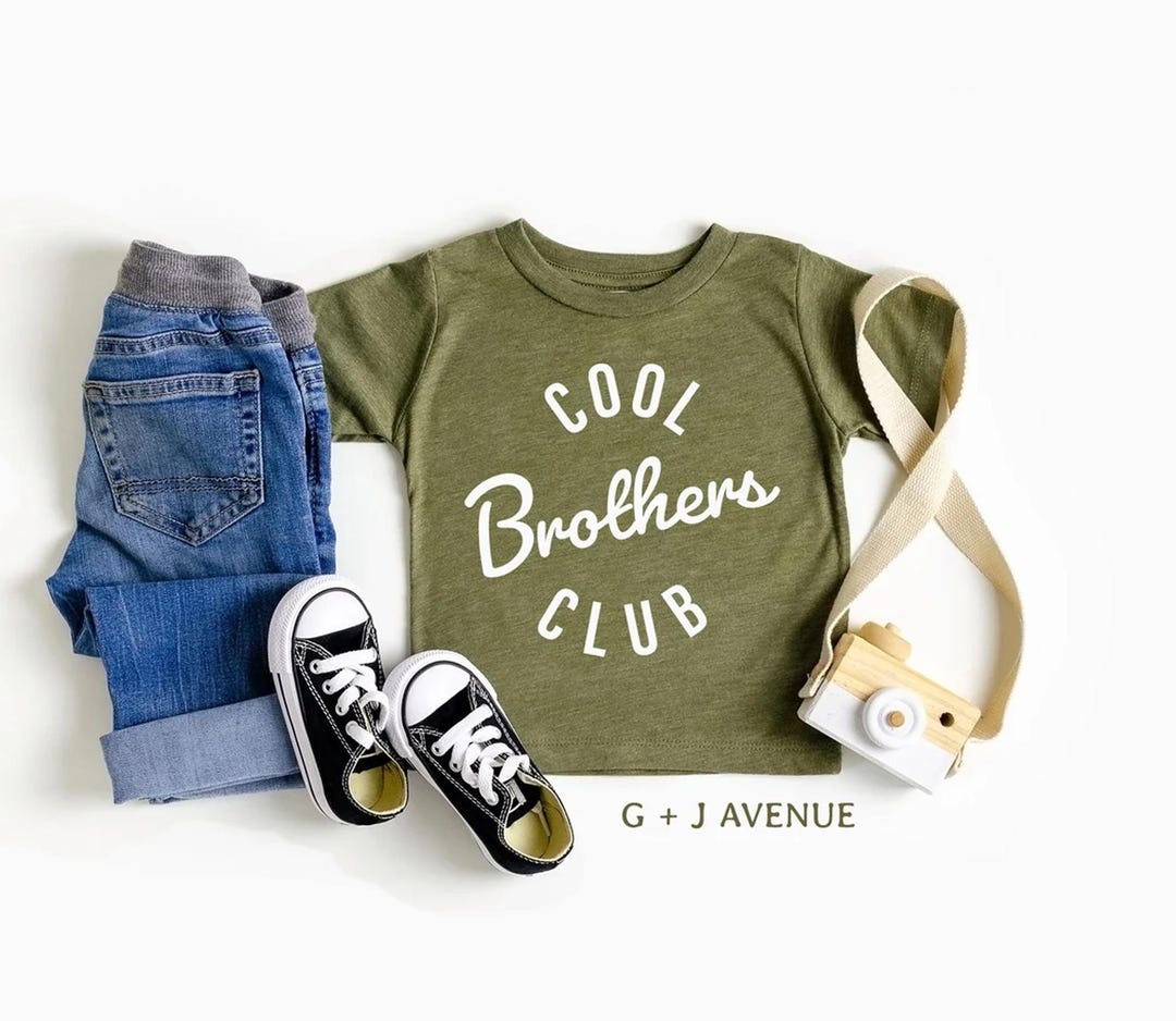 Cool Brothers Club Shirt | Sibling Shirts | Cute 2025 Trendy Big Bro ...