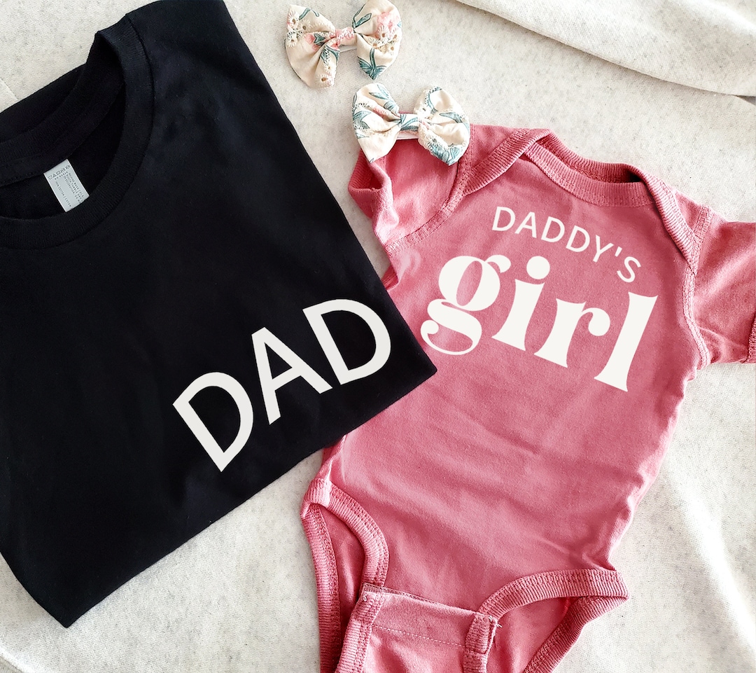 Dad and Daddy's Girl Gift Set | Dad and Daughter Matching Outfits ...