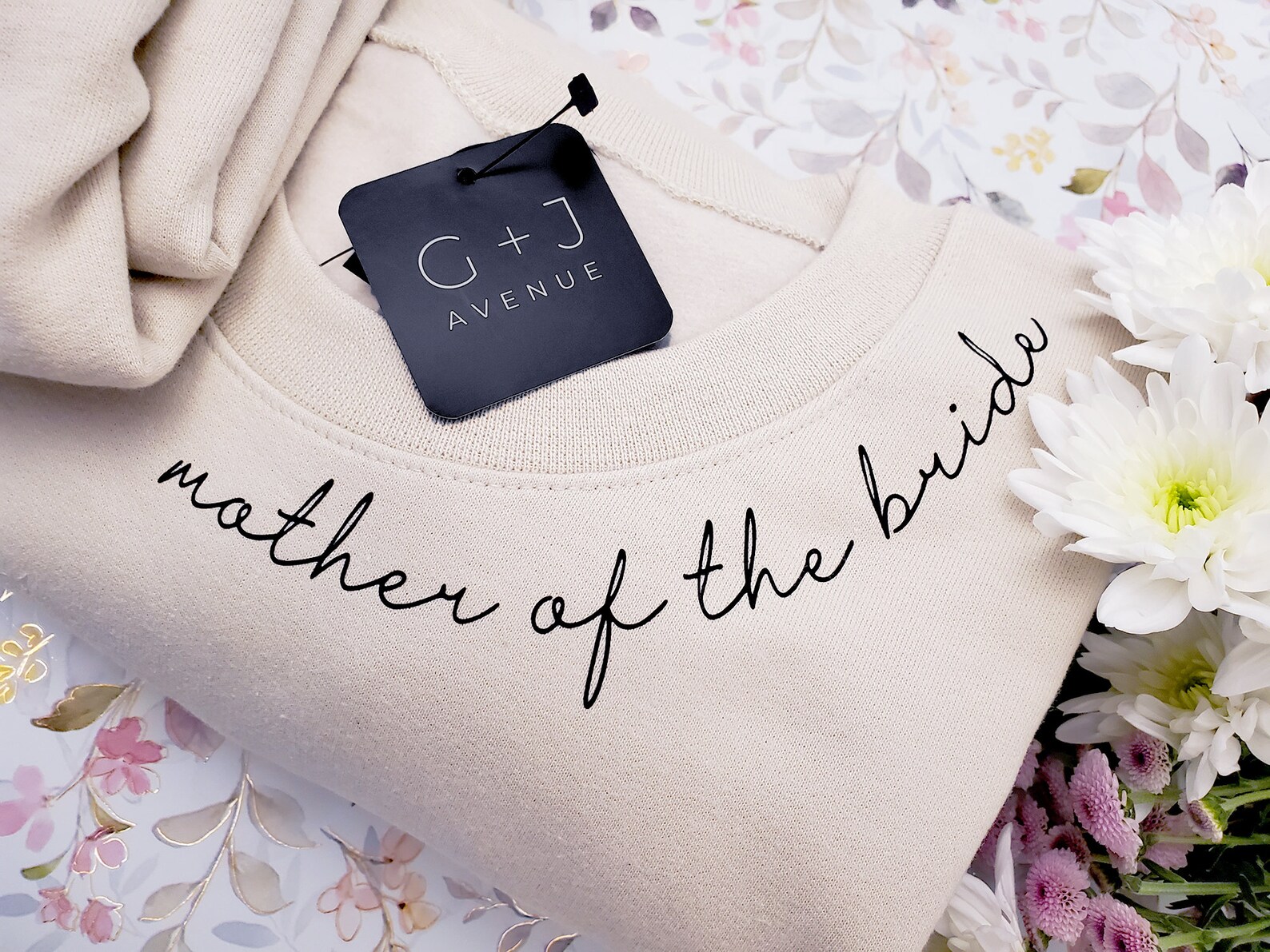 Minimalist Mother of the Bride Sweatshirt - Wedding Day Sweatshirt ...