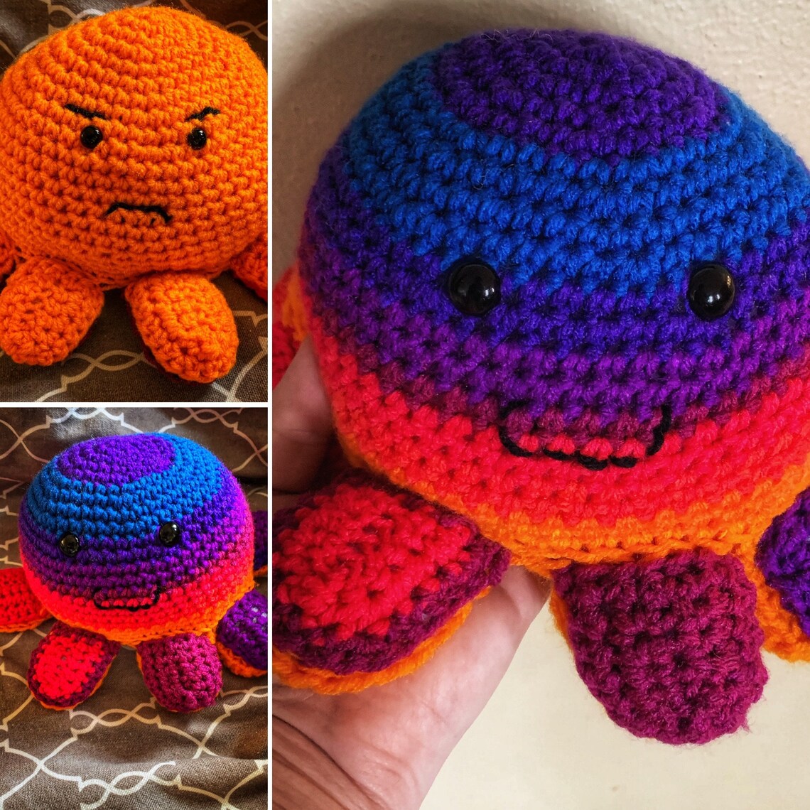 Reversible Octopus - Etsy