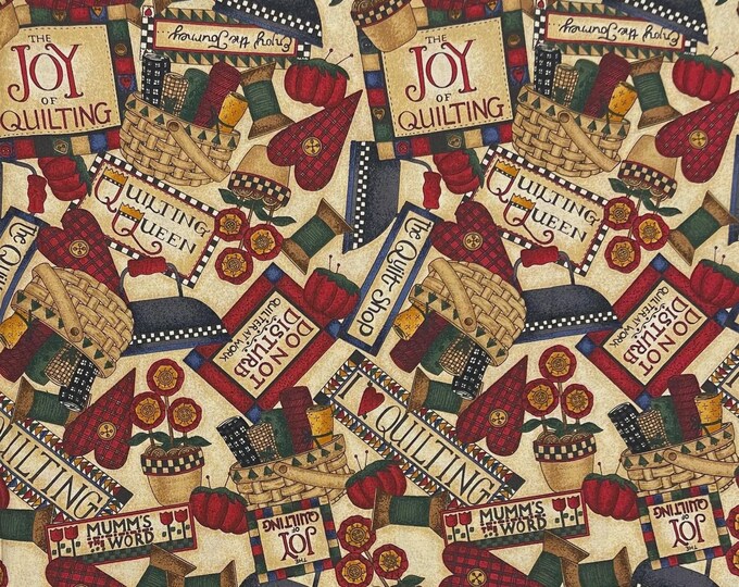 Debbie Mumm Quilting Fabric Bundle: Joys of Quilting, Button Motif - Etsy