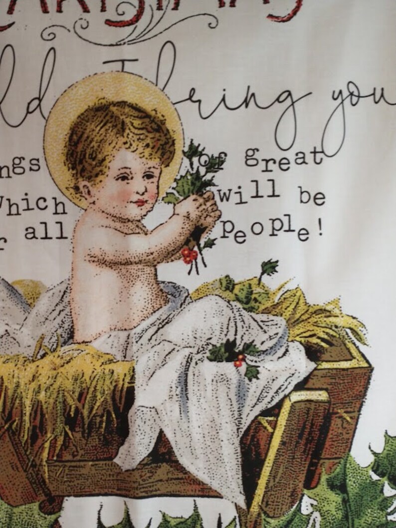 Riley Blake, Baby Jesus Nativity Quilt Panel, 24" Quilt Panel, J Wecker ...