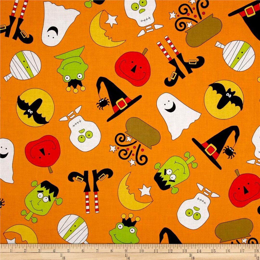 Fright Night Fabric Bundle: Kim Schaefer Andover Fabrics, Halloween ...
