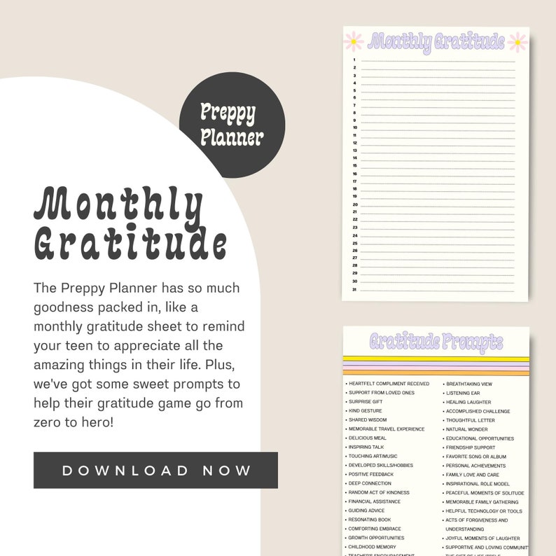 Preppy Planner | A Journal/planner for Teen Girls - Etsy