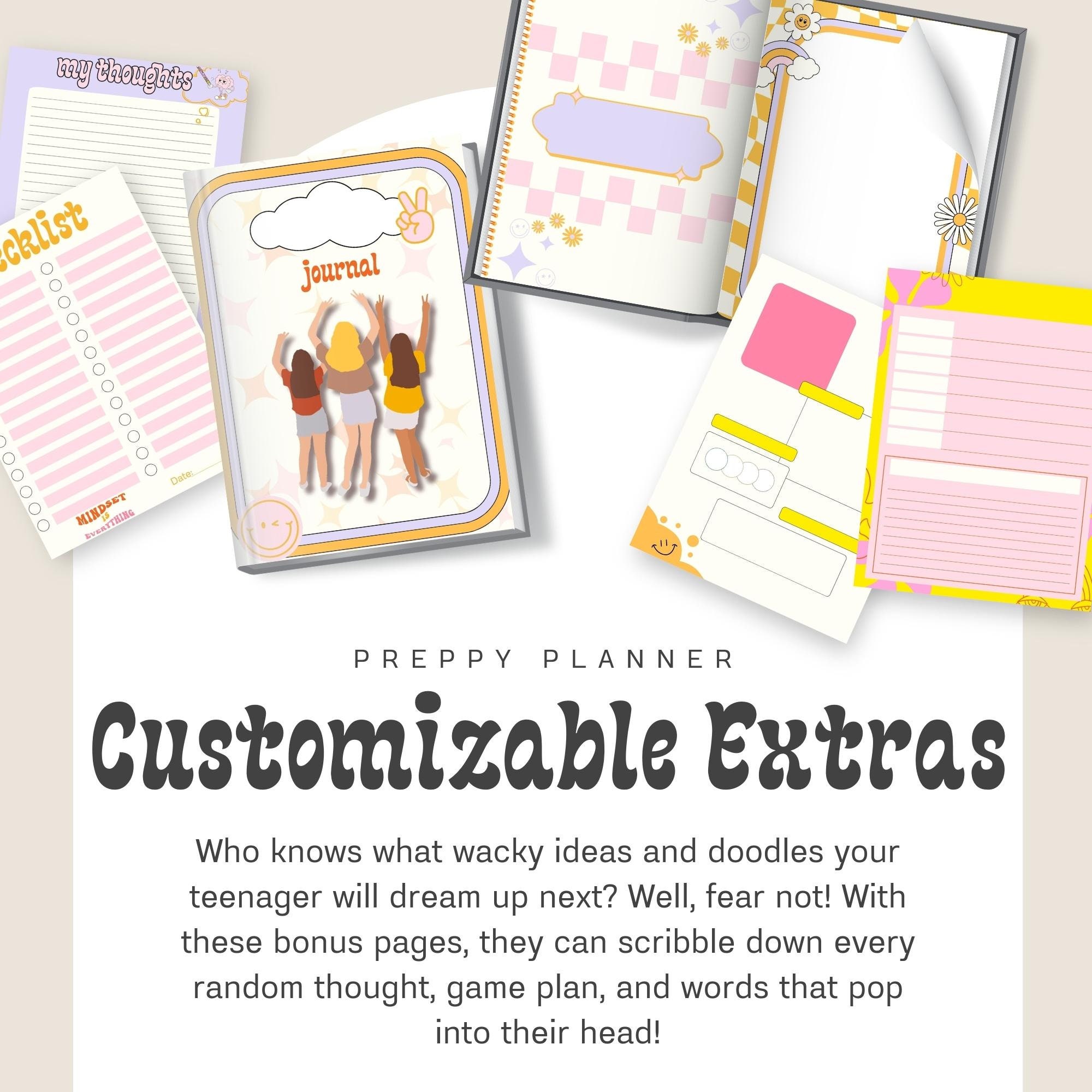 Preppy Planner | A Journal/planner for Teen Girls - Etsy