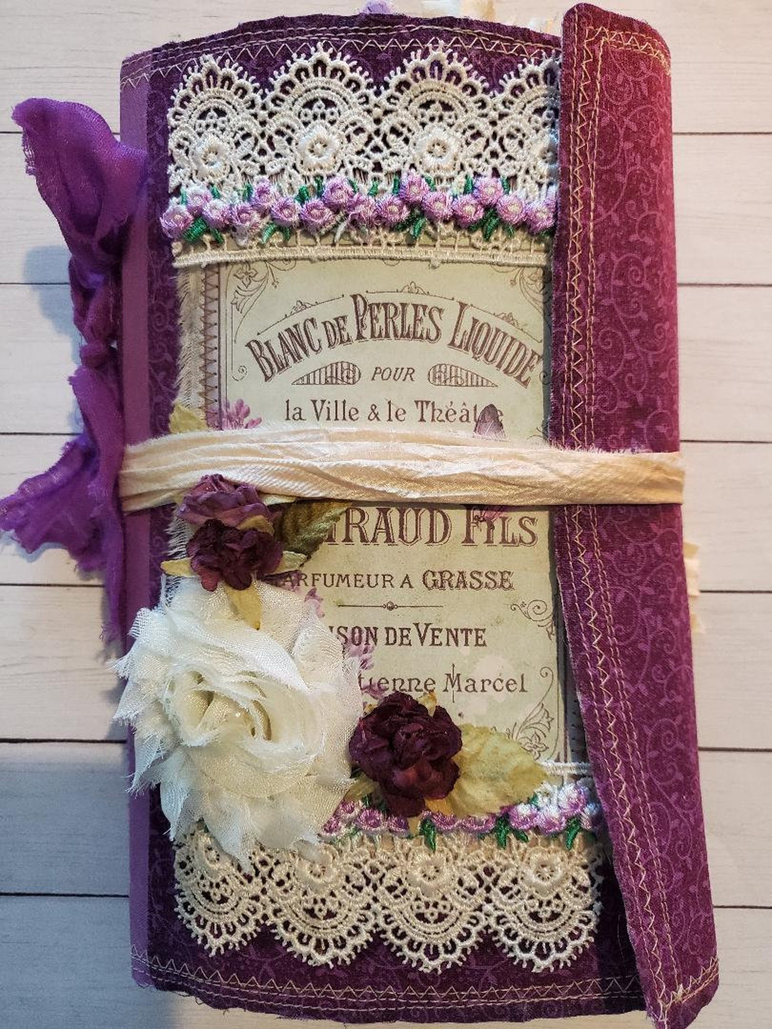 Purple Passion Journal [floral, Purple, Keepsake, Journal, Daily Diary ...