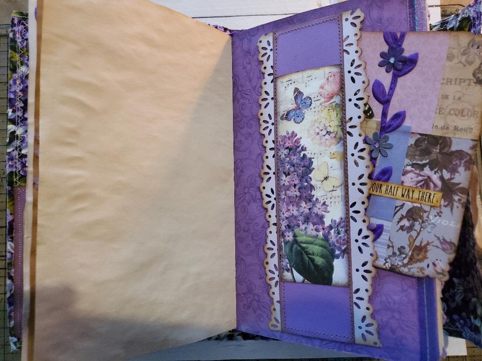 Purple Passion Journal [floral, Purple, Keepsake, Journal, Daily Diary ...