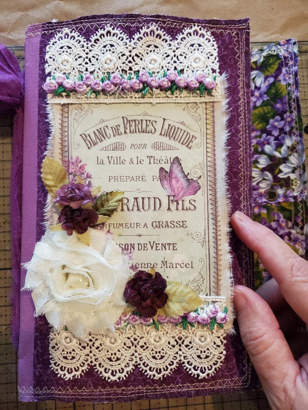 Purple Passion Journal [floral, Purple, Keepsake, Journal, Daily Diary ...