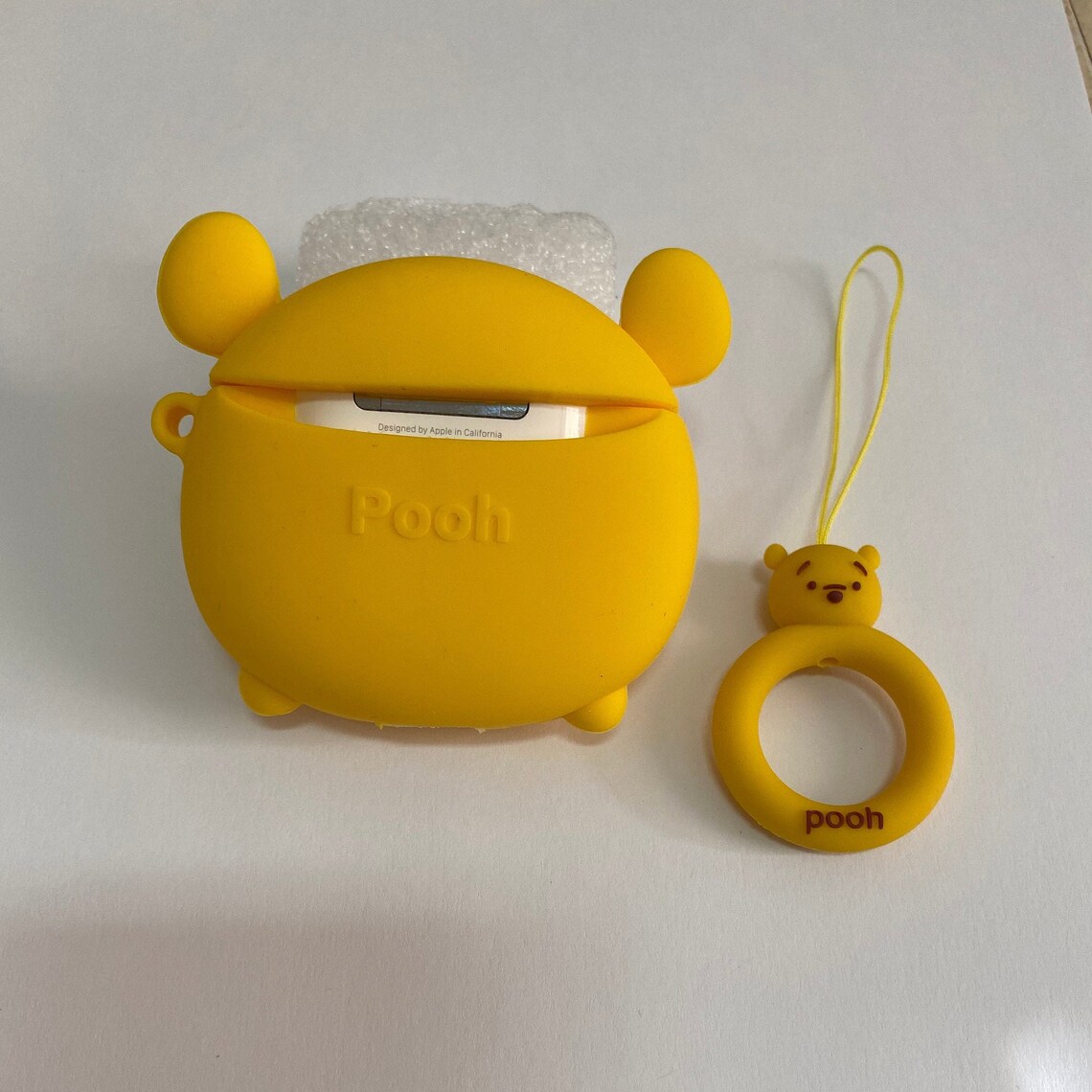 Winnie the Pooh Airpod Case Disney Childrens Cartoon Teddy - Etsy