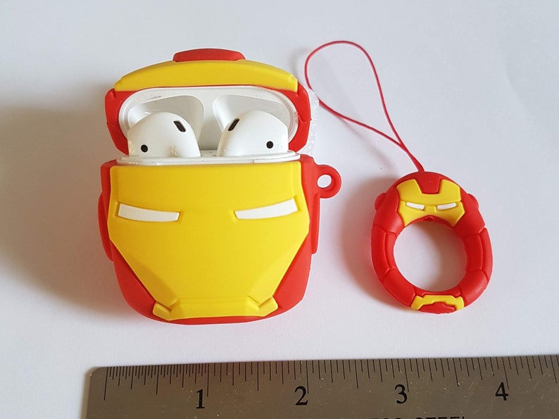 Ironman Silicone Airpod Case Tony Stark Avengers Superhero - Etsy