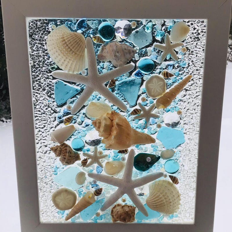 Sea Glass Window Art - Etsy