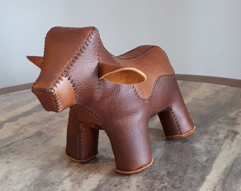 Handmade Leather Cow Pattern-pdf File-leather Craft PDF-PDF Template ...
