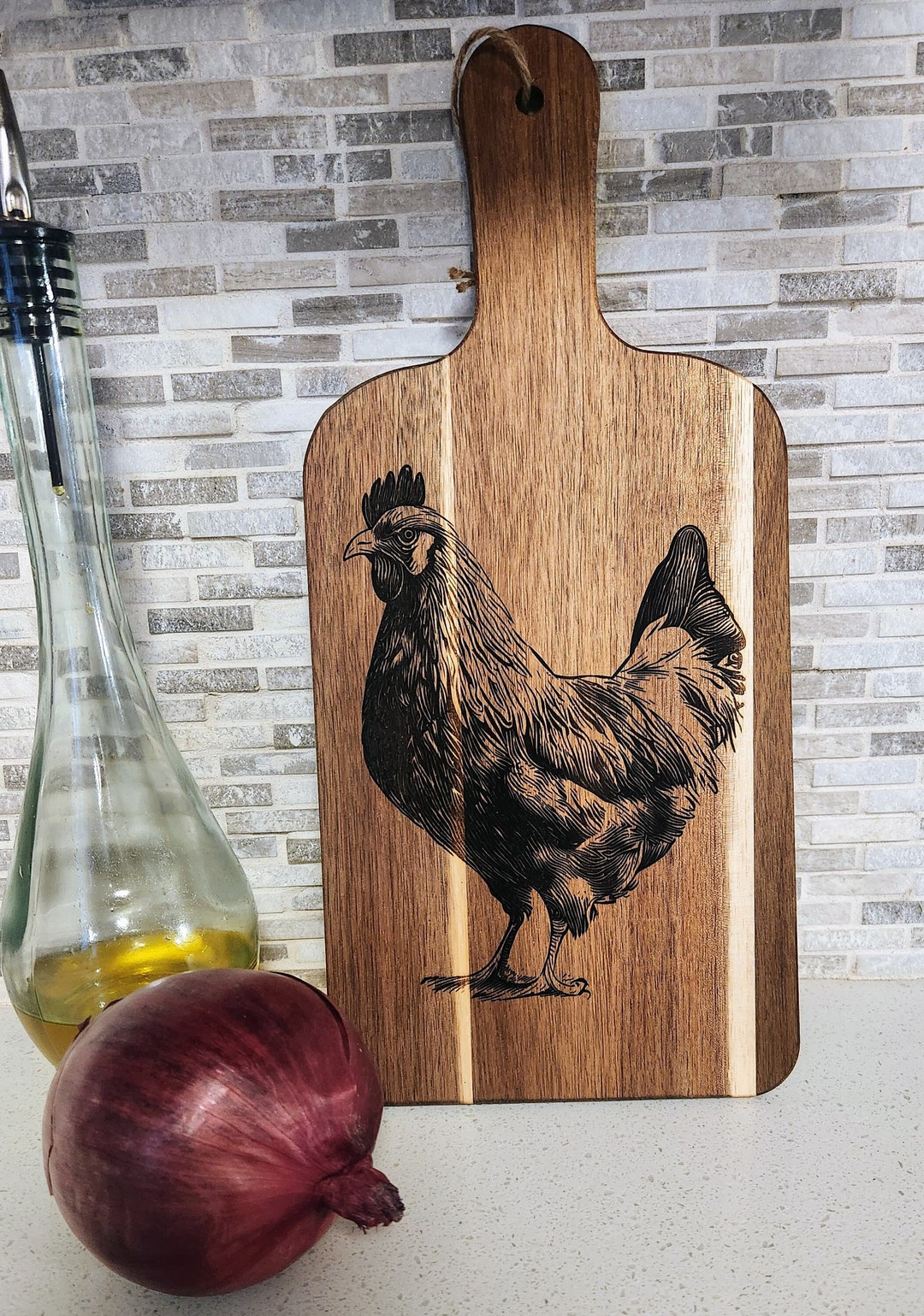 Chicken| Hen | Cutting Board | Laser Engraved - Etsy