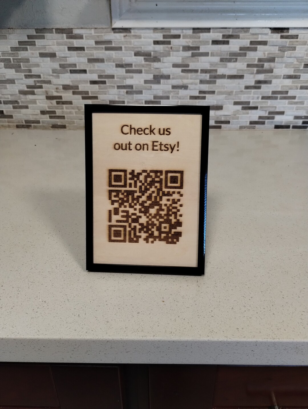 Laser Engraved QR Code - Etsy