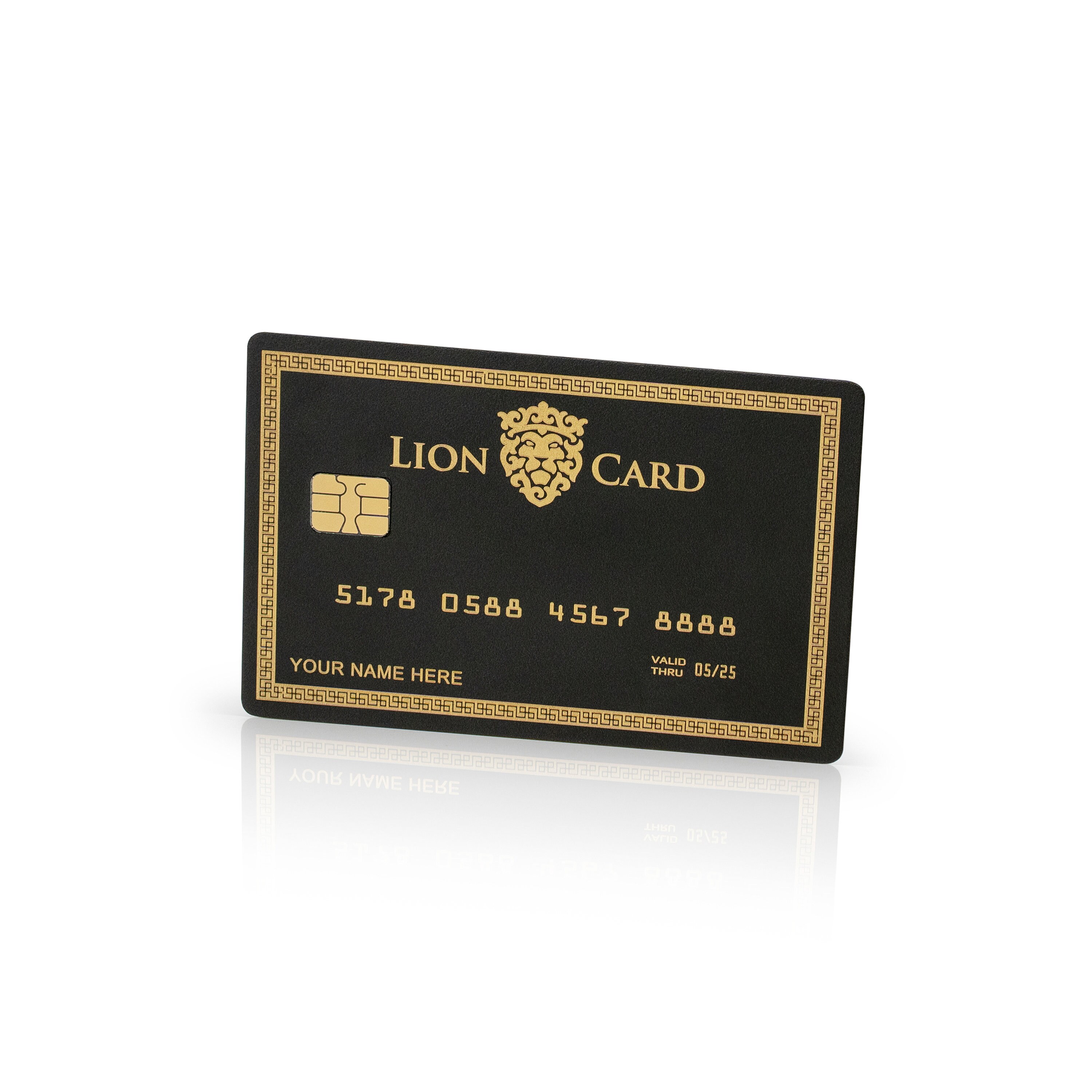 Custom Metal Cards - Lion Collection - Etsy