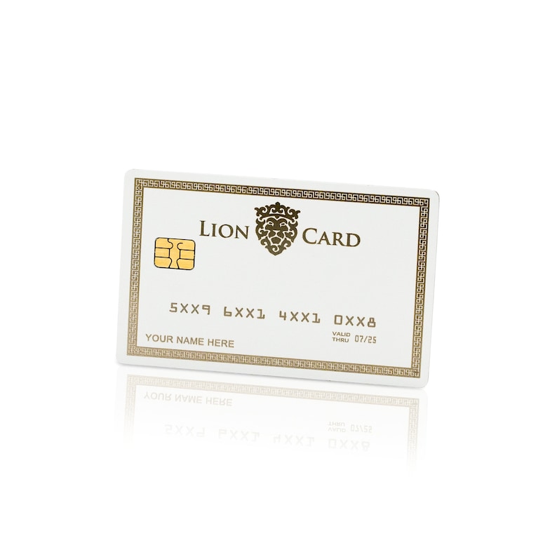 Custom Metal Cards - Lion Collection - Etsy