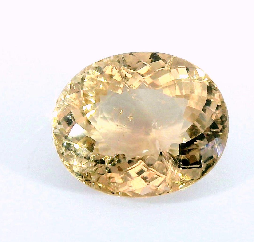 5.70cts- Sparkling Natural Golden Tourmaline - 12.53x10.54x6.51mm ...