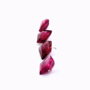 2.30cts - Natural Mogok Red Spinel-4x6x3 Mm - Fancy Cut-4pcs -red Color ...