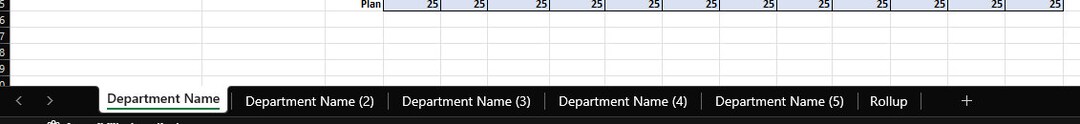Headcount Tracker by Department - Etsy