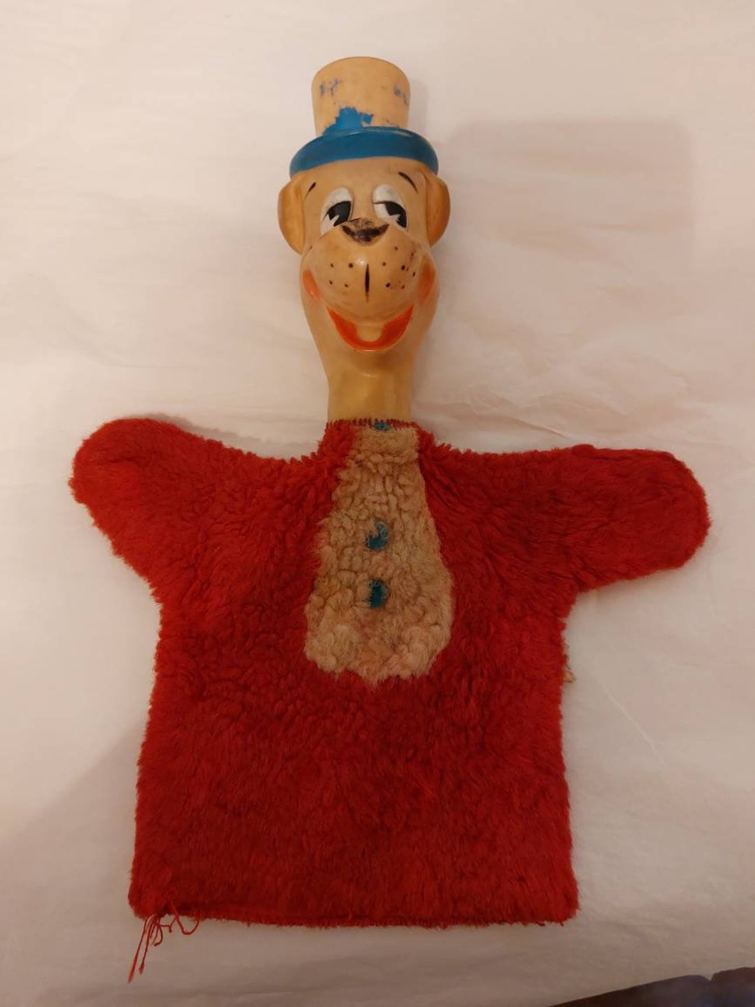 Antique Huckleberry Hound Hand Puppet. Offers Welcome - Etsy