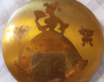 Vintage Art Deco Zenette Powder Compact 1940's - Etsy