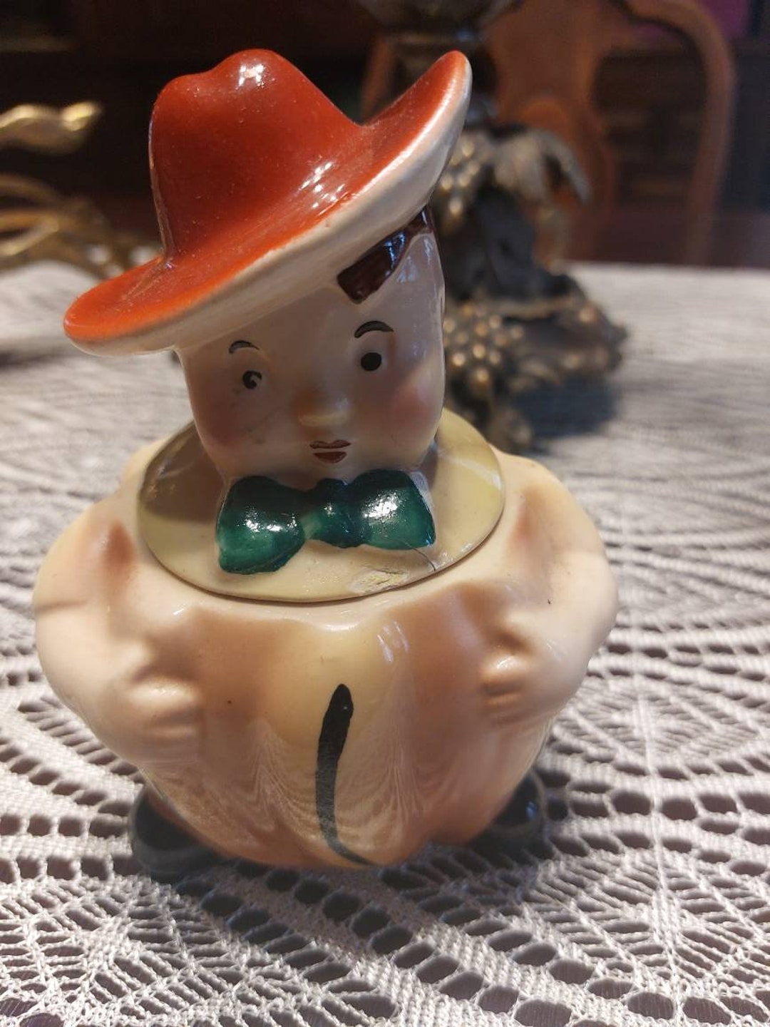 Antique Peedee Condiment Jar. Billy Banana. - Etsy