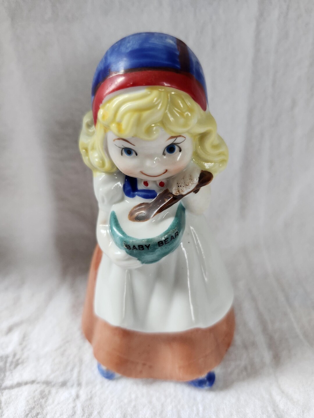Goldilocks Vintage Bell Figurine - Etsy