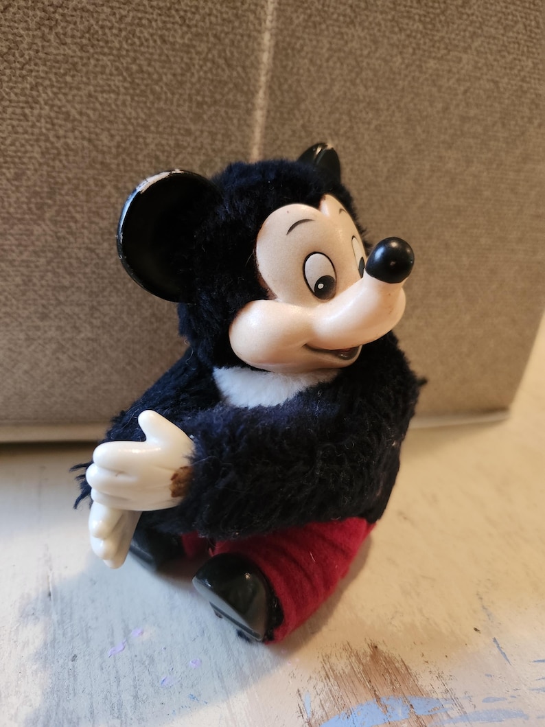 Mickey Mouse Vintage Stuffed Clip Grabber. - Etsy