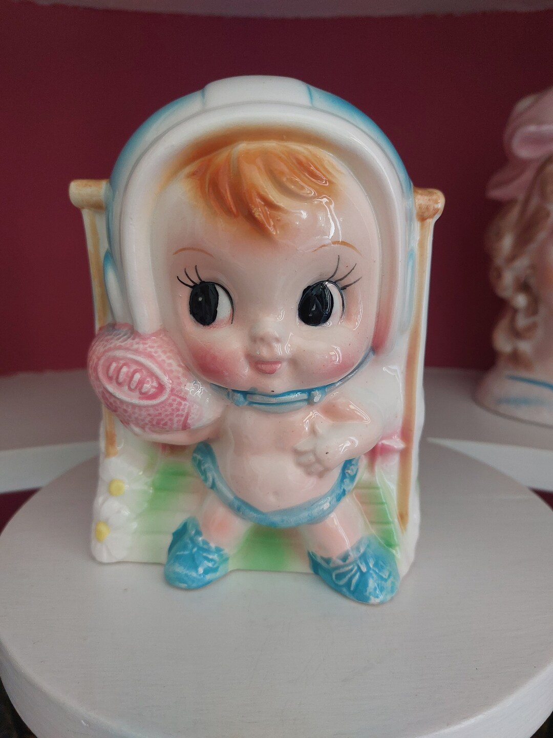 Vintage Ardco Boy Nursery Planter - Etsy