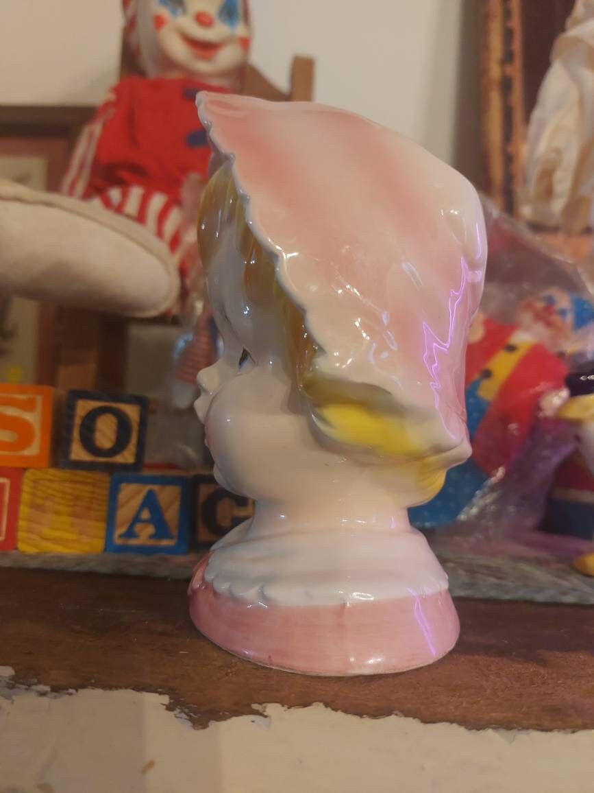 Vintage Relpo Head Vase - Etsy
