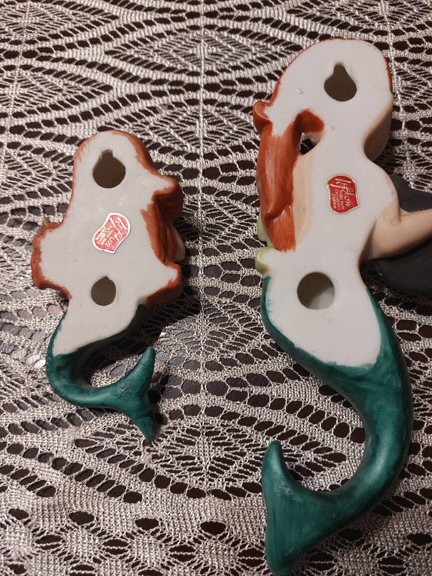 Vintage Lefton Mermaids - Etsy