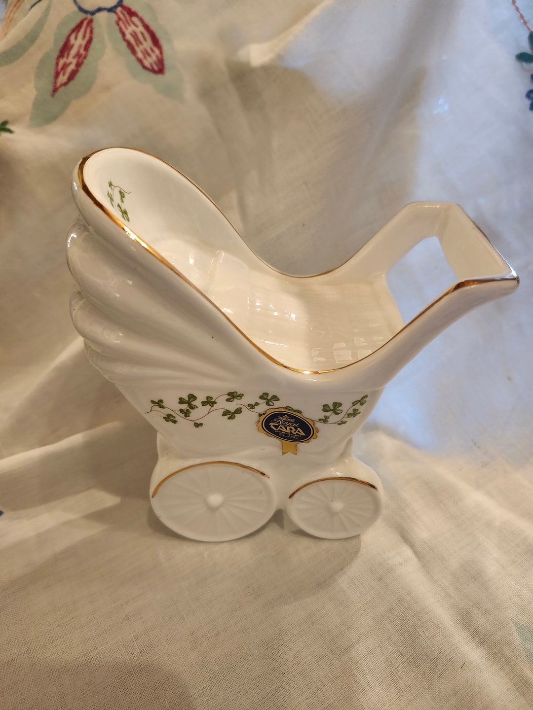 Royal Tara Bone Chine Baby Abd Carriage Figurine. Ireland. - Etsy