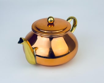 VINTAGE TAGUS COPPER Teapot, Copper Kettle, Made in Portugal, Rustic ...