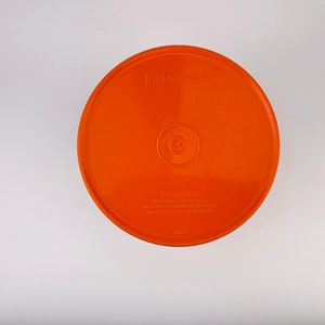 Vintage Harvest Orange Plastic Tupperware Countertop Servalier ...