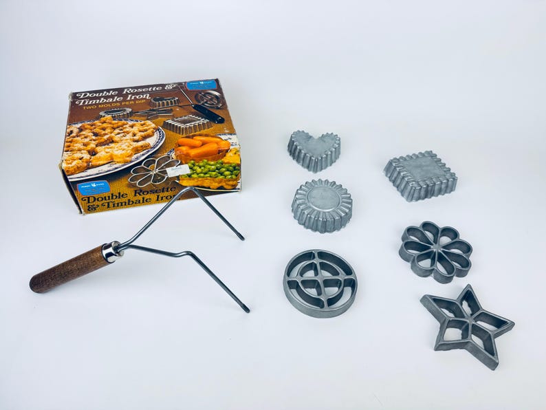 Vintage Nordic Ware Rosette & Timbale Iron Set – Scandinavian Pastry ...