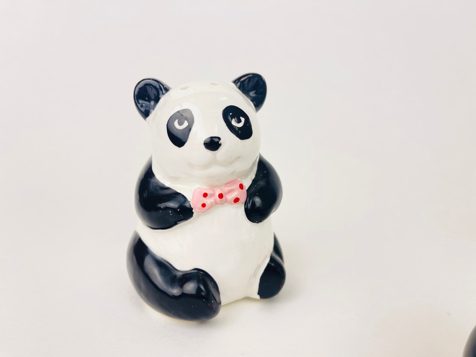 Vintage 'Fancy' Panda Salt Pepper Shakers Set of 2 | Etsy