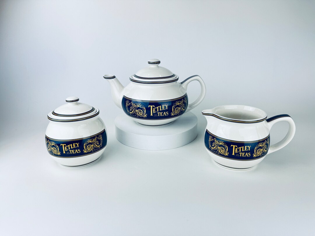 Vintage Tetley Teas Kettle/teapot Set Since 1837 Made by Kilncraft in ...