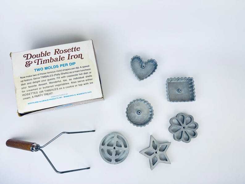 Vintage Nordic Ware Rosette & Timbale Iron Set – Scandinavian Pastry ...