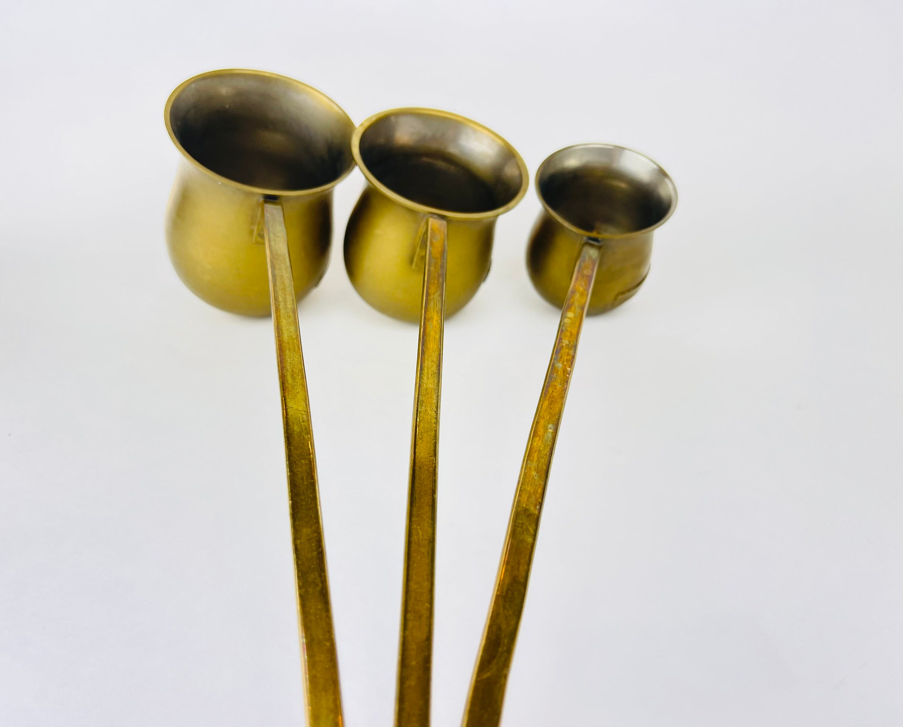 Vintage Brass Liquor Ladle/Measurer Set of Three | Etsy