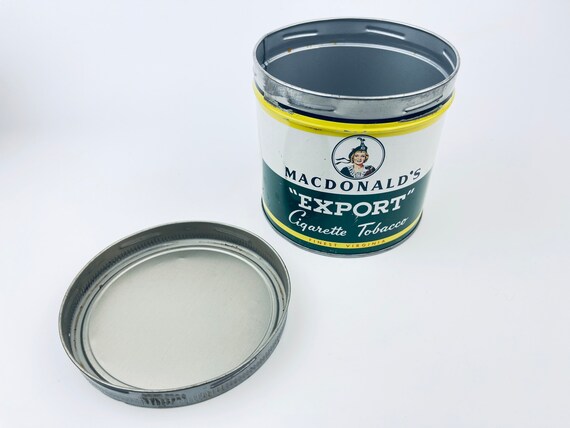 Vintage MacDonald's "Export" Cigarettes Tobacco Tin -… - Gem