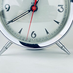 Vintage 'polaris' Silver Wind up Alarm Clocks - Loud Double Bell - Etsy