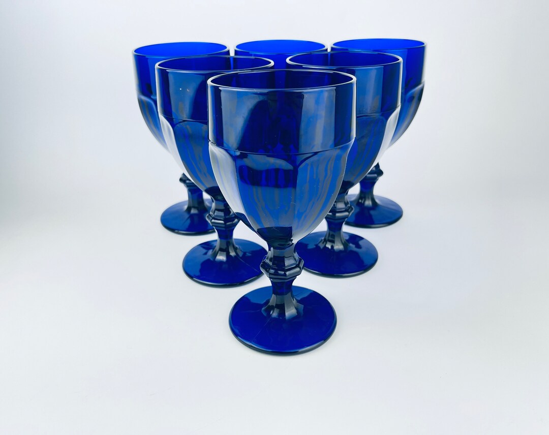 Vintage Gibraltar 'duratuff' Cobalt Blue Glass - Etsy