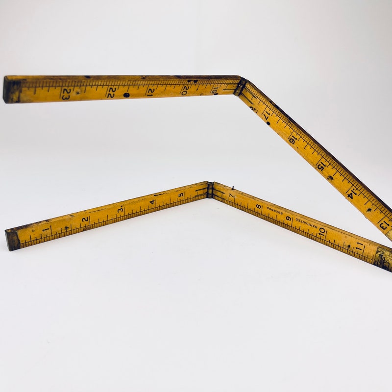 Folding Wood Ruler - Etsy